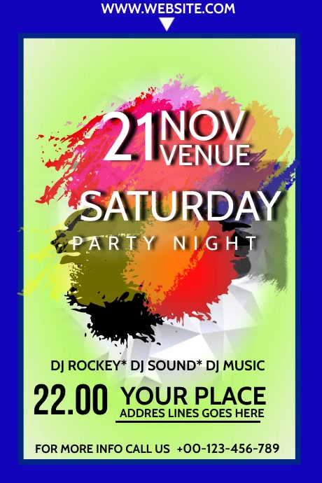 Event Party Poster Video Template | PosterMyWall