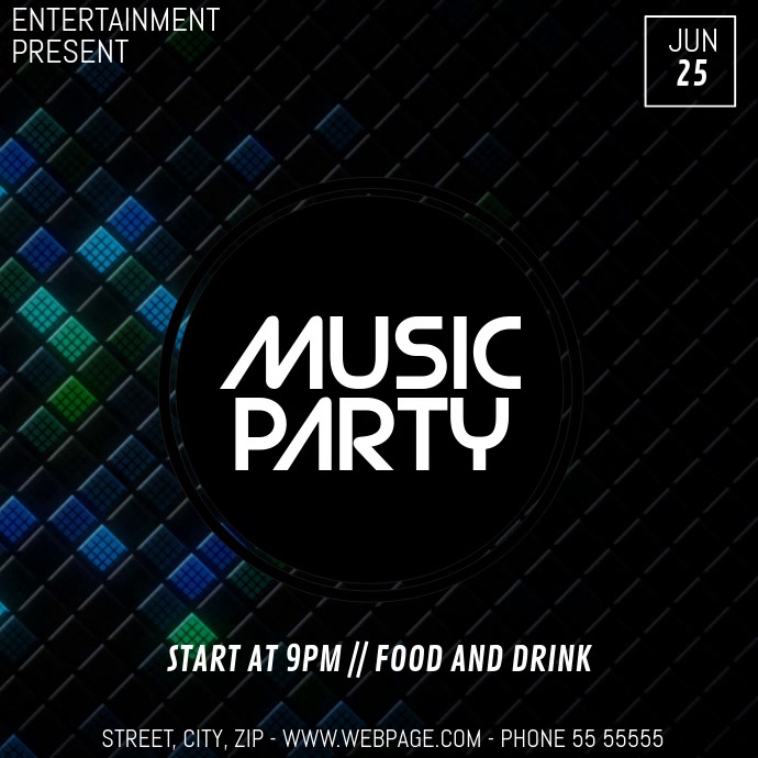 Event party video flyer template | PosterMyWall