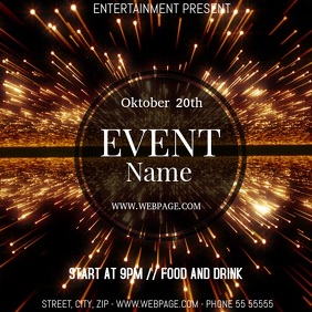 LUXURY PARTY BANNER Template | PosterMyWall