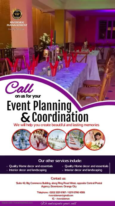 Copy of Event Planner Display Video | PosterMyWall