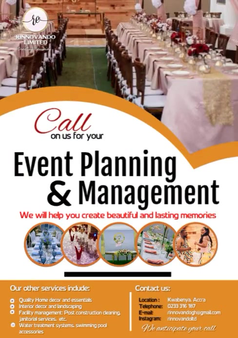 Plantilla de Event planning flyer | PosterMyWall