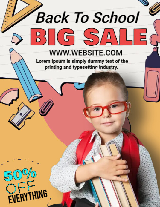 Event Poster School Ads Template | PosterMyWall