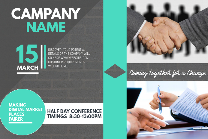 Event poster template,Campaign poster,Business flyers | PosterMyWall