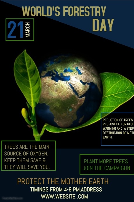 Event poster template,Campaign poster, Environment | PosterMyWall