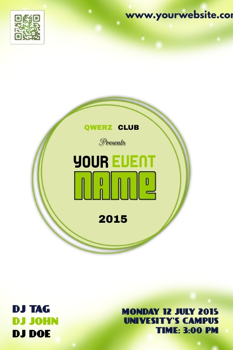 Event poster - Light background Template | PosterMyWall