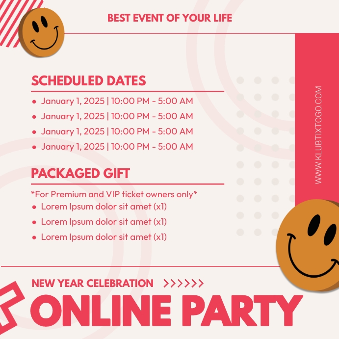 Event Schedule Template | PosterMyWall