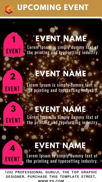 Copy of event schedule | PosterMyWall