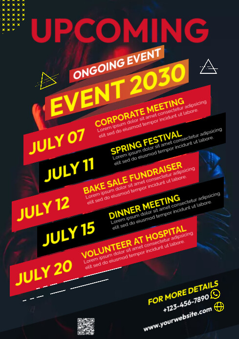 Plantilla de Event Schedule | PosterMyWall