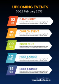 Event Schedule Template | PosterMyWall