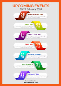 Event Schedule Template | PosterMyWall