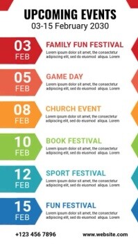 Event Schedule Design Template | PosterMyWall