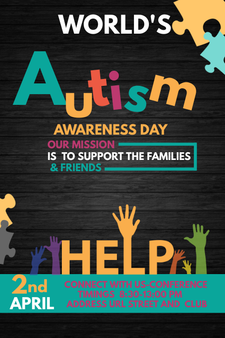 Event template,Autism awareness templates,Health templates | PosterMyWall