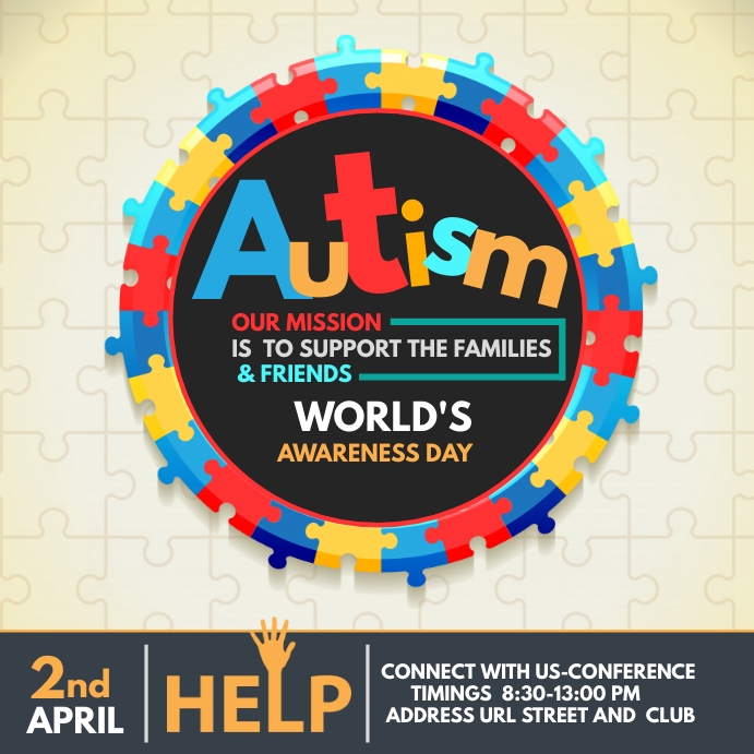Event template,Autism awareness templates,Health templates | PosterMyWall