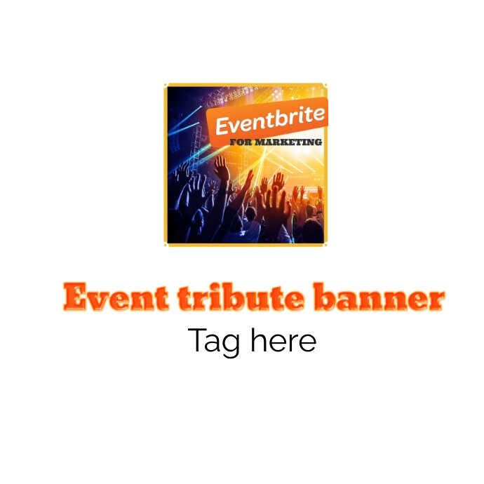 Event tribute banner logo design template. | PosterMyWall