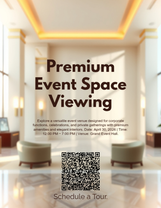 Event Venue Promotion Flyer Template | PosterMyWall