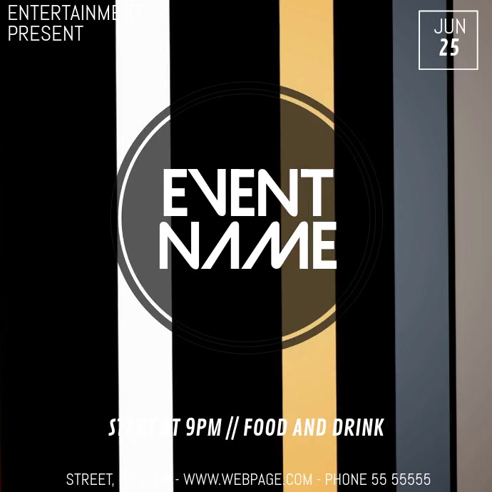 Event video flyer template | PosterMyWall