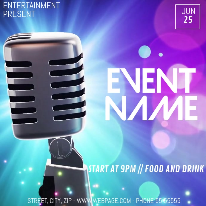 Event video flyer template | PosterMyWall
