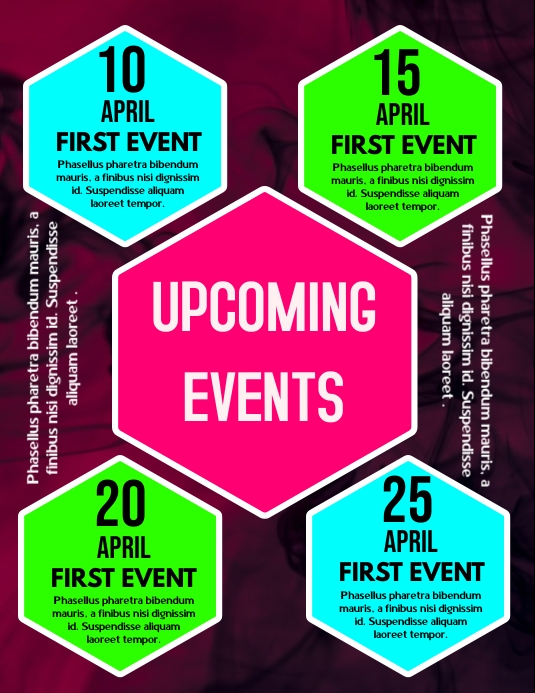 events activity Template | PosterMyWall