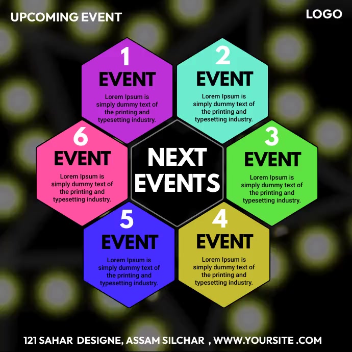 events activity Template | PosterMyWall