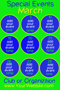 March Calendar Template | PosterMyWall