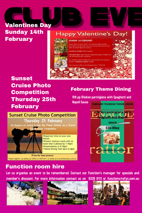 Club Events Flyers Template 3 | PosterMyWall