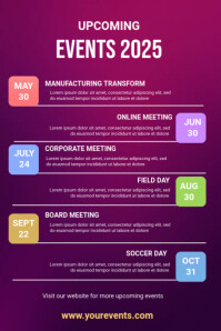 September Upcoming Events Template | PosterMyWall