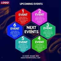 events schedule Template | PosterMyWall