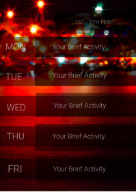 Events Schedule To Do List Template | PosterMyWall