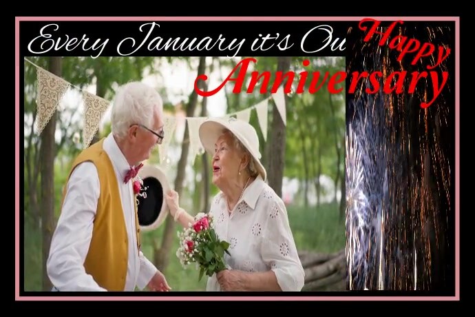 Every January it's Our Anniversary Template | PosterMyWall