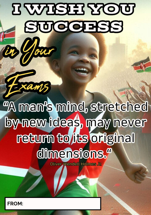 Copy of Exams Card Design/ Template A4 | PosterMyWall