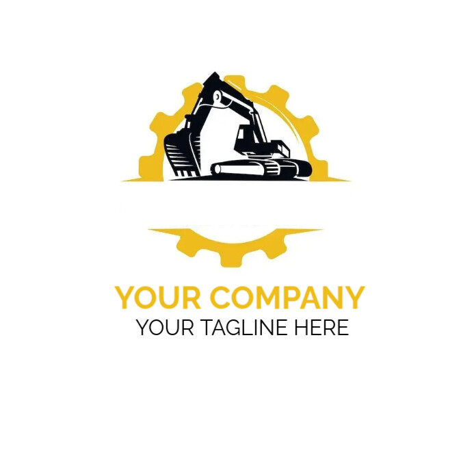 Excavator Logo Template Vector | PosterMyWall