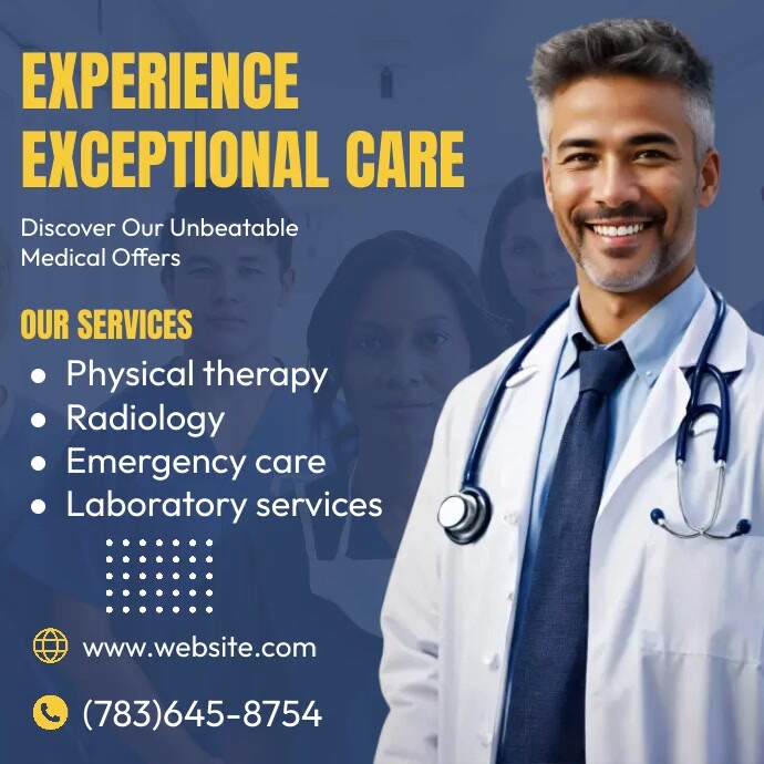 Plantilla de Exceptional Care Ads | PosterMyWall