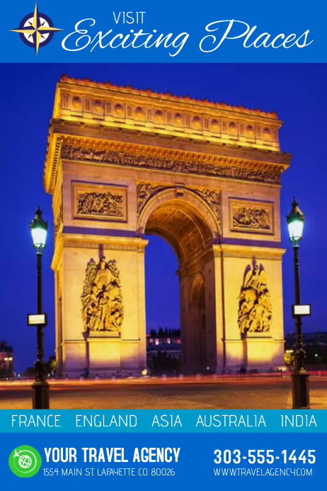 Exciting Places Template | PosterMyWall