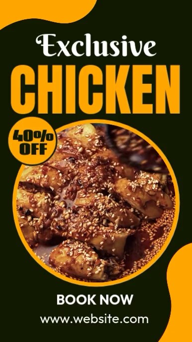 Exclusive Chicken Template | PosterMyWall