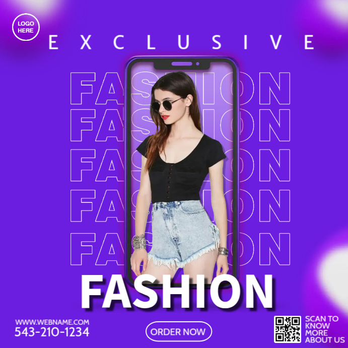 Exclusive Fashion Template | PosterMyWall