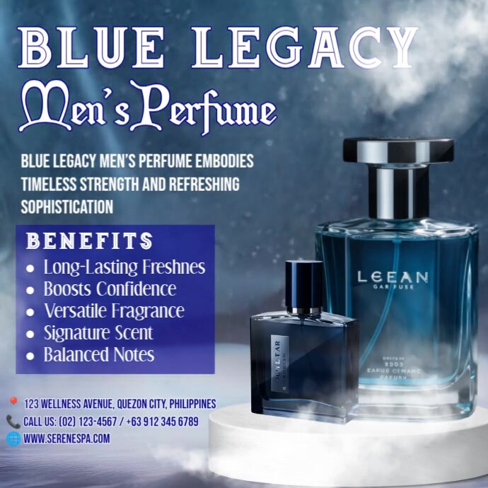 Exclusive Men’s Fragrance Promotion Template | PosterMyWall