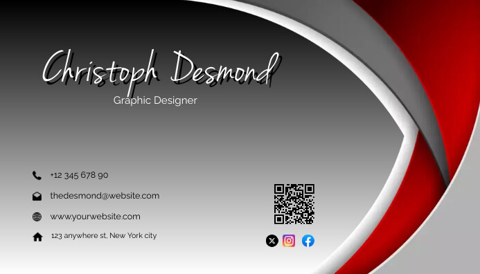 Exclusive Name Card Template | PosterMyWall