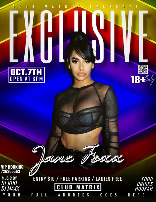 Copy of EXCLUSIVE SATURDAY | PosterMyWall