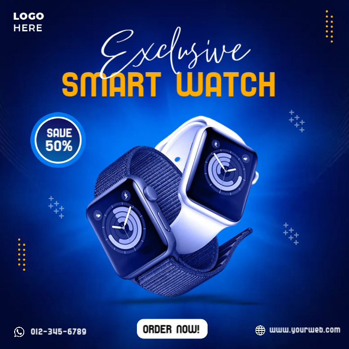 Exclusive Watch Template | PosterMyWall