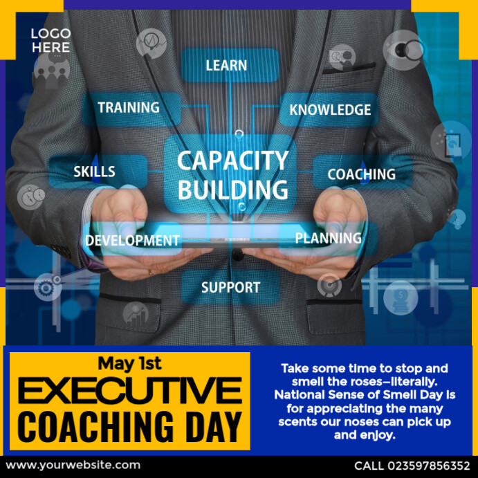 Executive Coaching Day Template | PosterMyWall