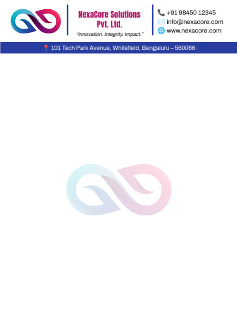 Executive Editable A4 Letter Head Template | PosterMyWall