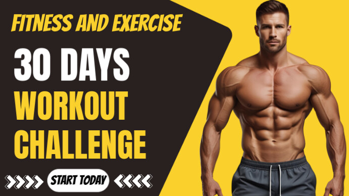 Copy of Exercise and Fitness Youtube Thumbnail Design Template ...
