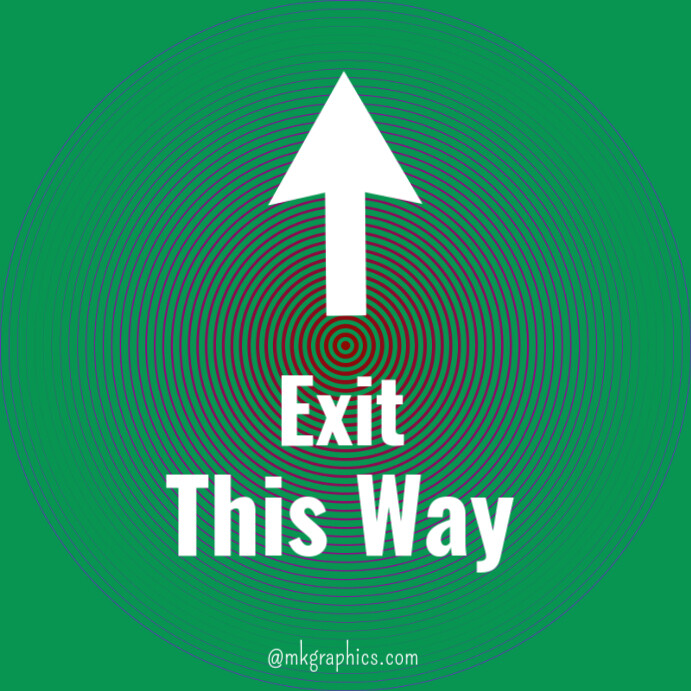 Copy of Exit here | PosterMyWall
