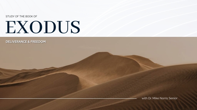 exodus book series church flyer Template | PosterMyWall