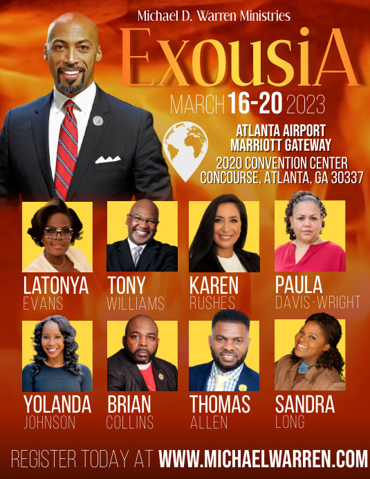 Exousia Prophetic Revival Template | PosterMyWall