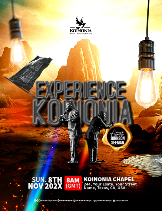 Experience Koinonia Template | PosterMyWall