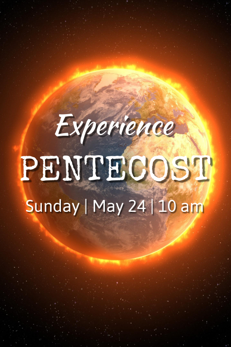 Experience Pentecost Template | PosterMyWall