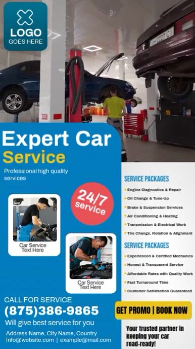 Expert Car Service Template | PosterMyWall