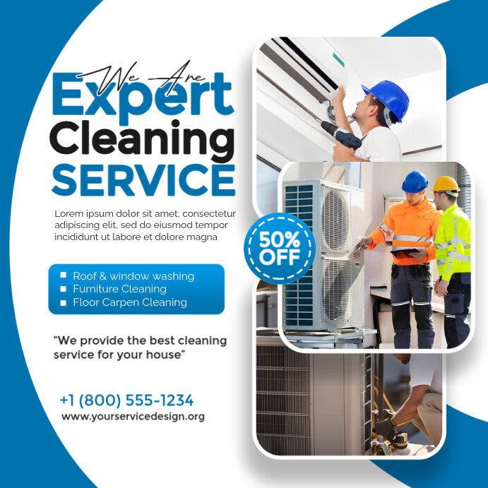 Copy of Expert Cleaning Service | PosterMyWall