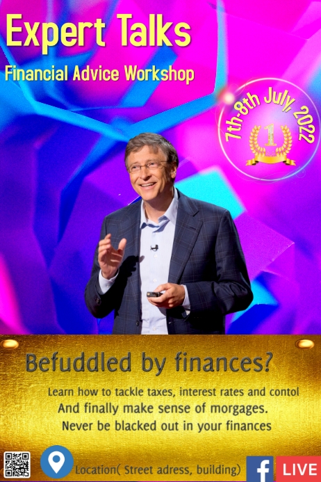 Expert Talks Template | PosterMyWall